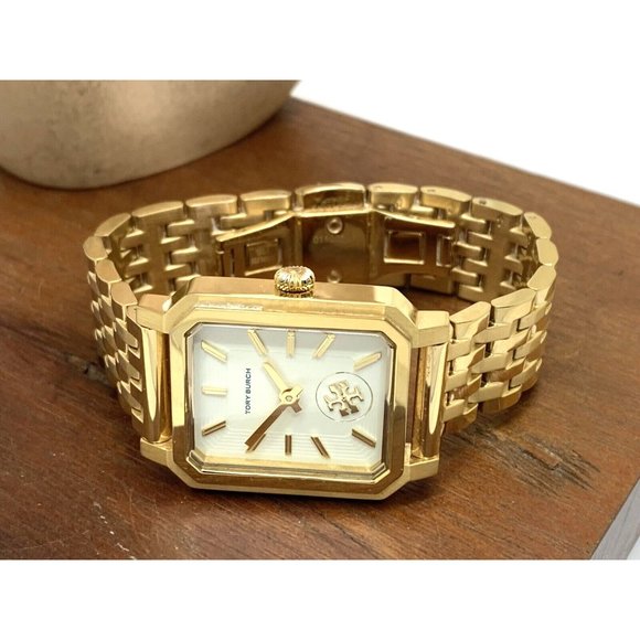 Tory Burch | Accessories | Tory Burch Womens Watch Tbw50 Robinson Cream ...